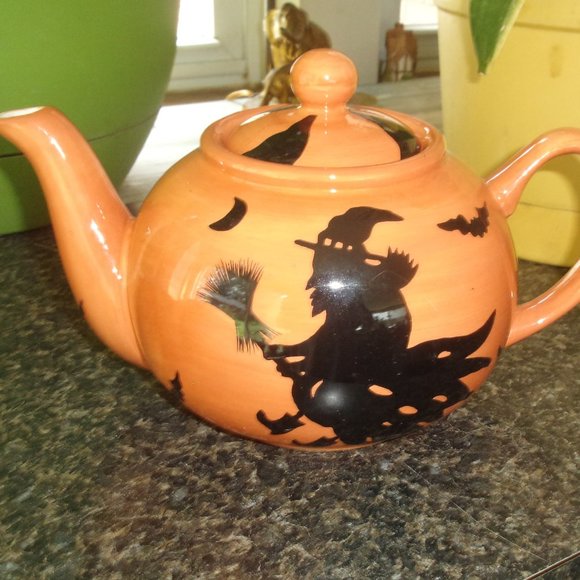 Gates Ware | Dining | Gates Ware Laurie Gates Halloween Teapot Pot ...